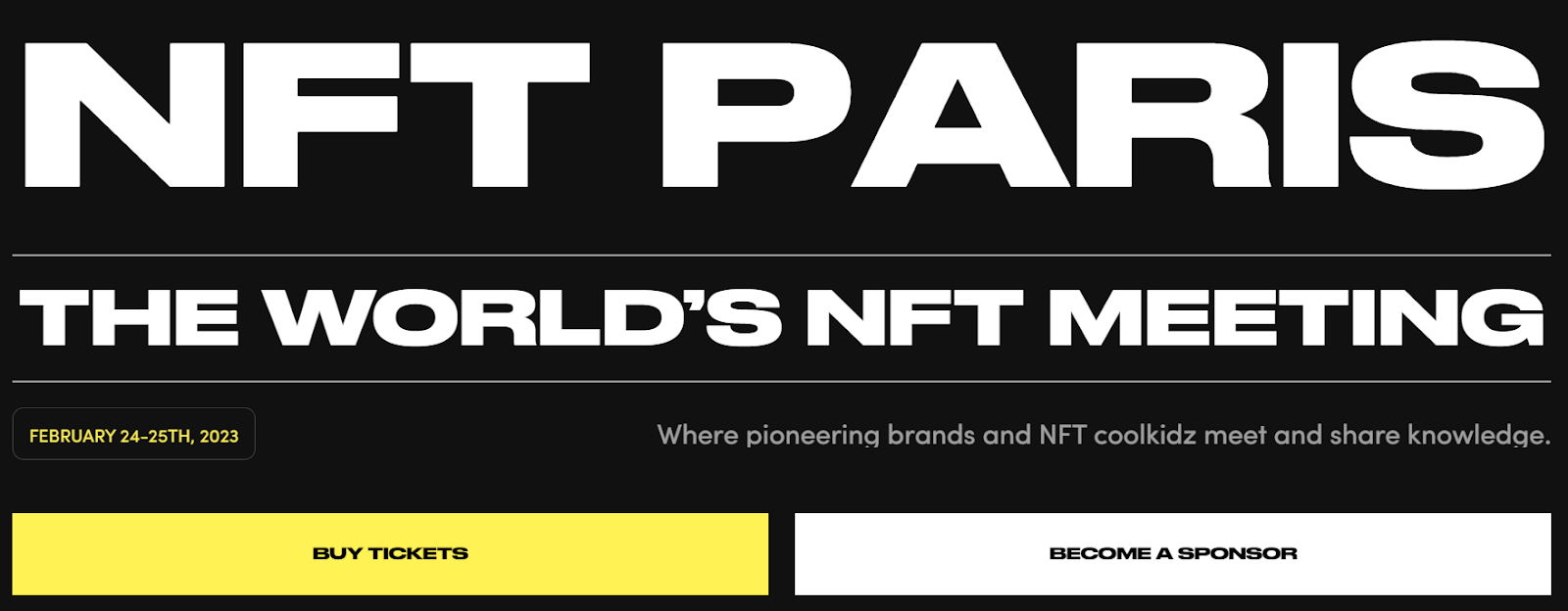 NFT Events; 10 Web3 Conferences For You to Check in 2023