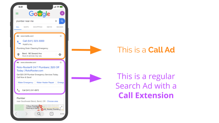 Google Ads Call Extensions: What They Are and When to Use